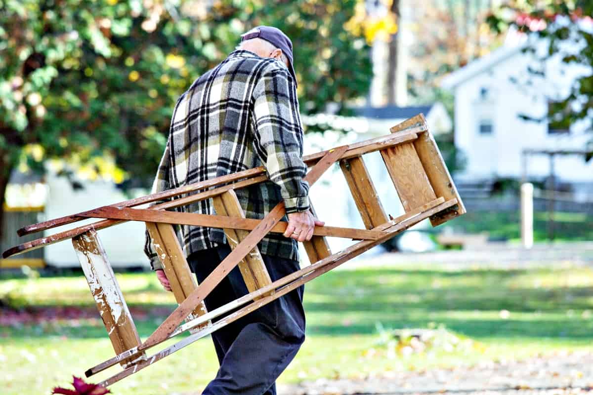 Ladder Safety - No Laughing Matter | Gutter King Wichita